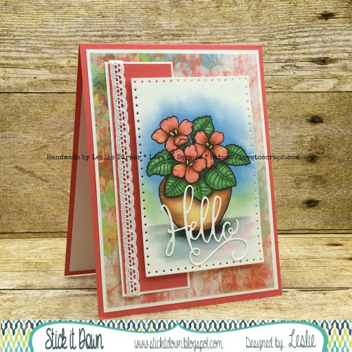 Hello note card – Love To Scrap 2
