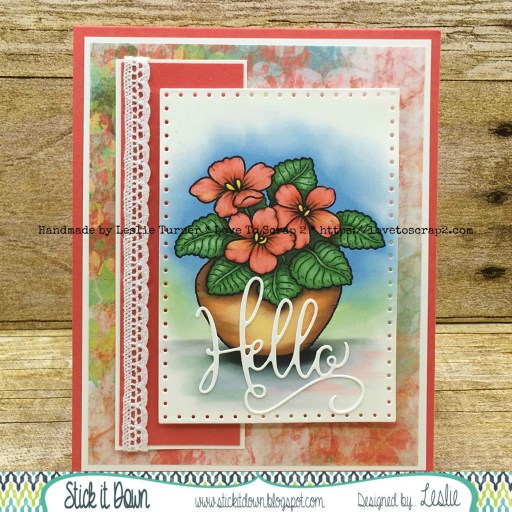 Hello note card – Love To Scrap 2