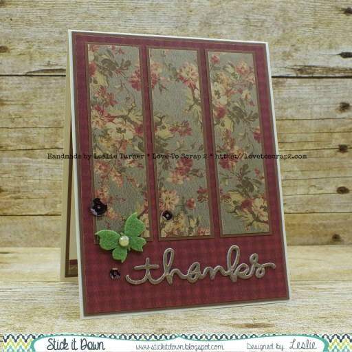 thanks note card – Love To Scrap 2