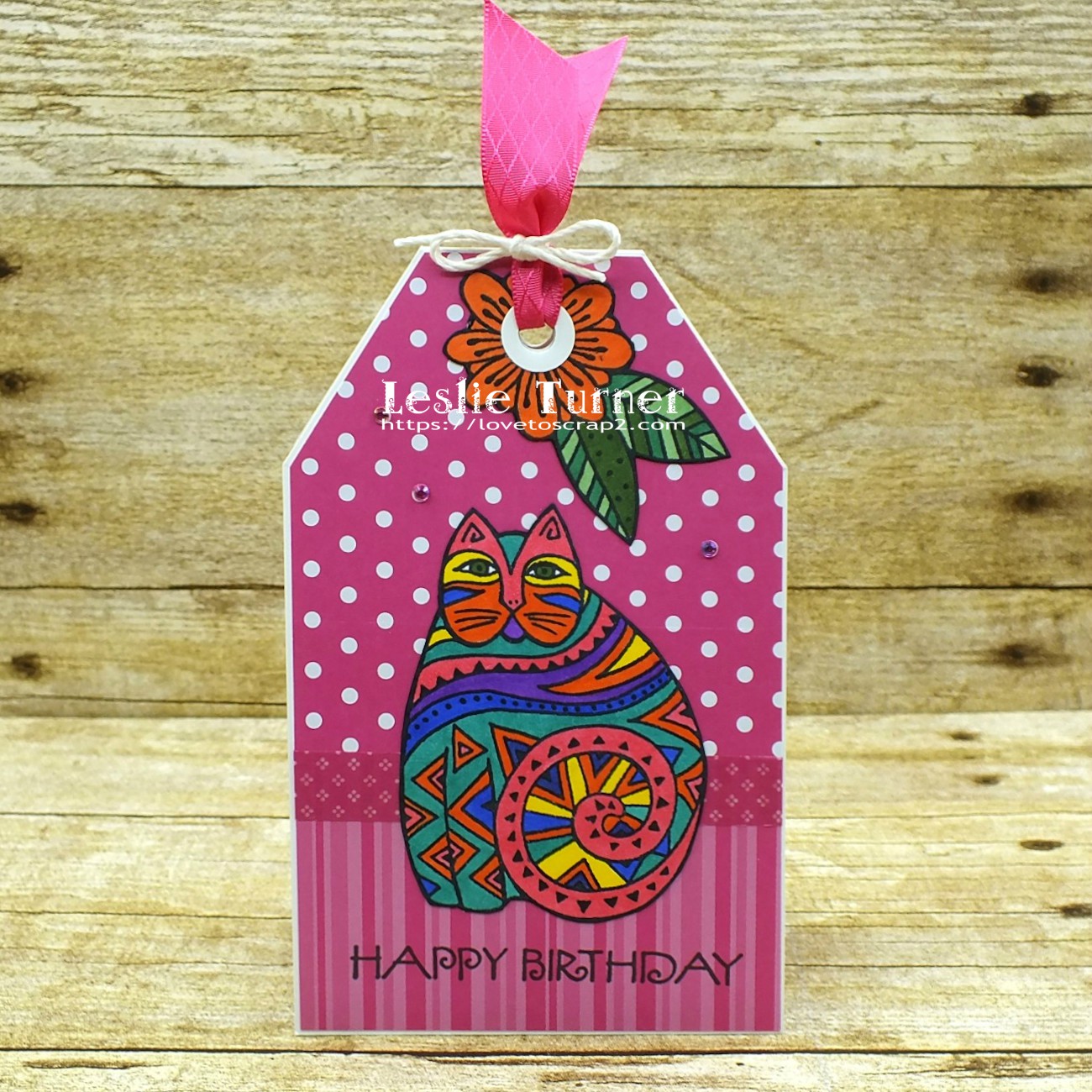Happy Birthday tag card – Love To Scrap 2