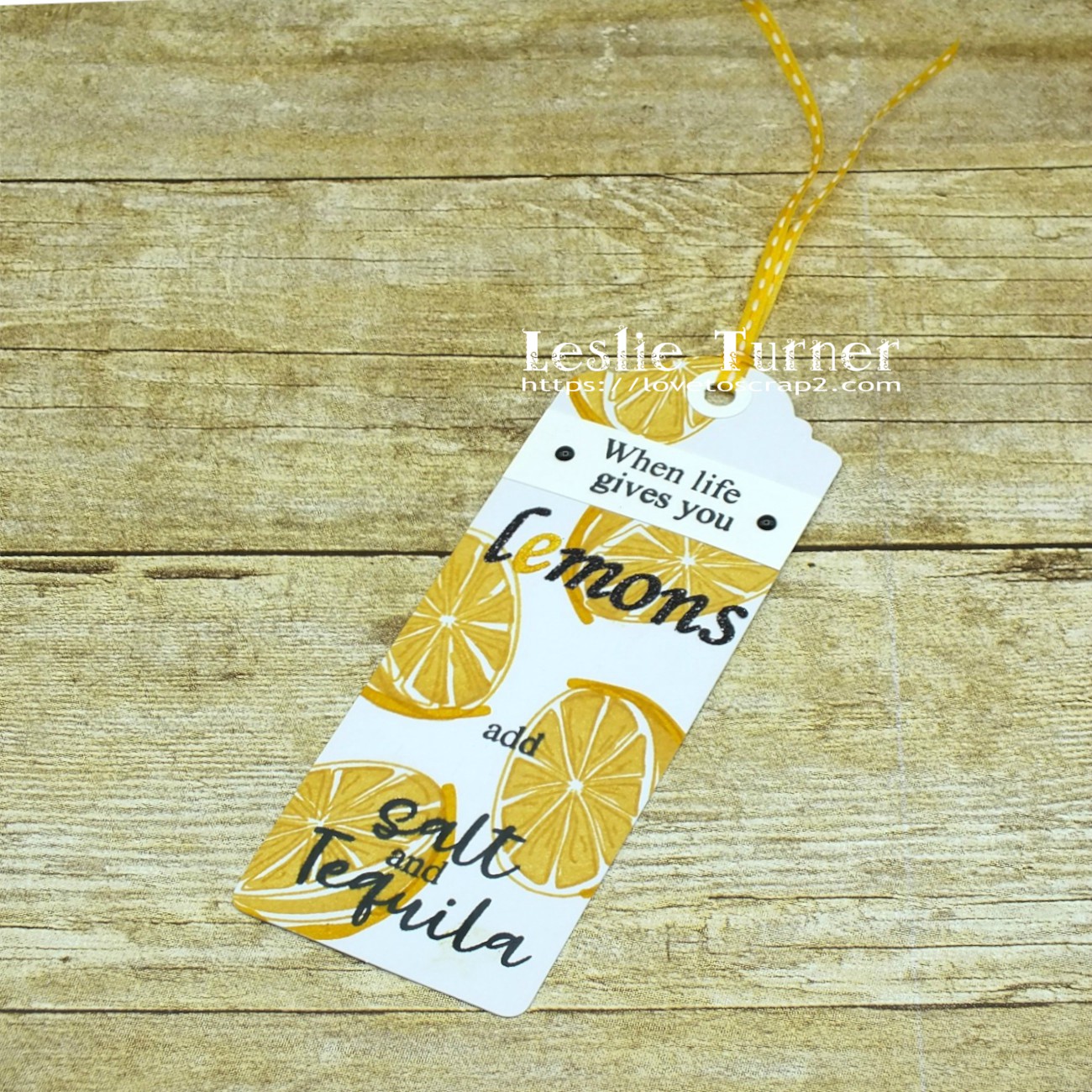 Tequila bookmark – Love To Scrap 2