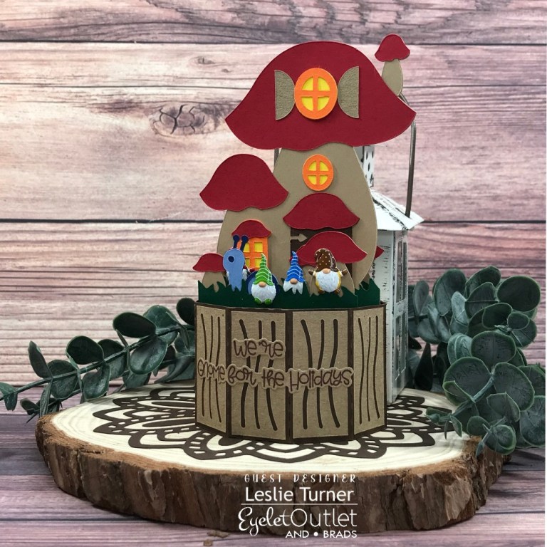 Gnome for the Holidays Mushroom House – Love To Scrap 2