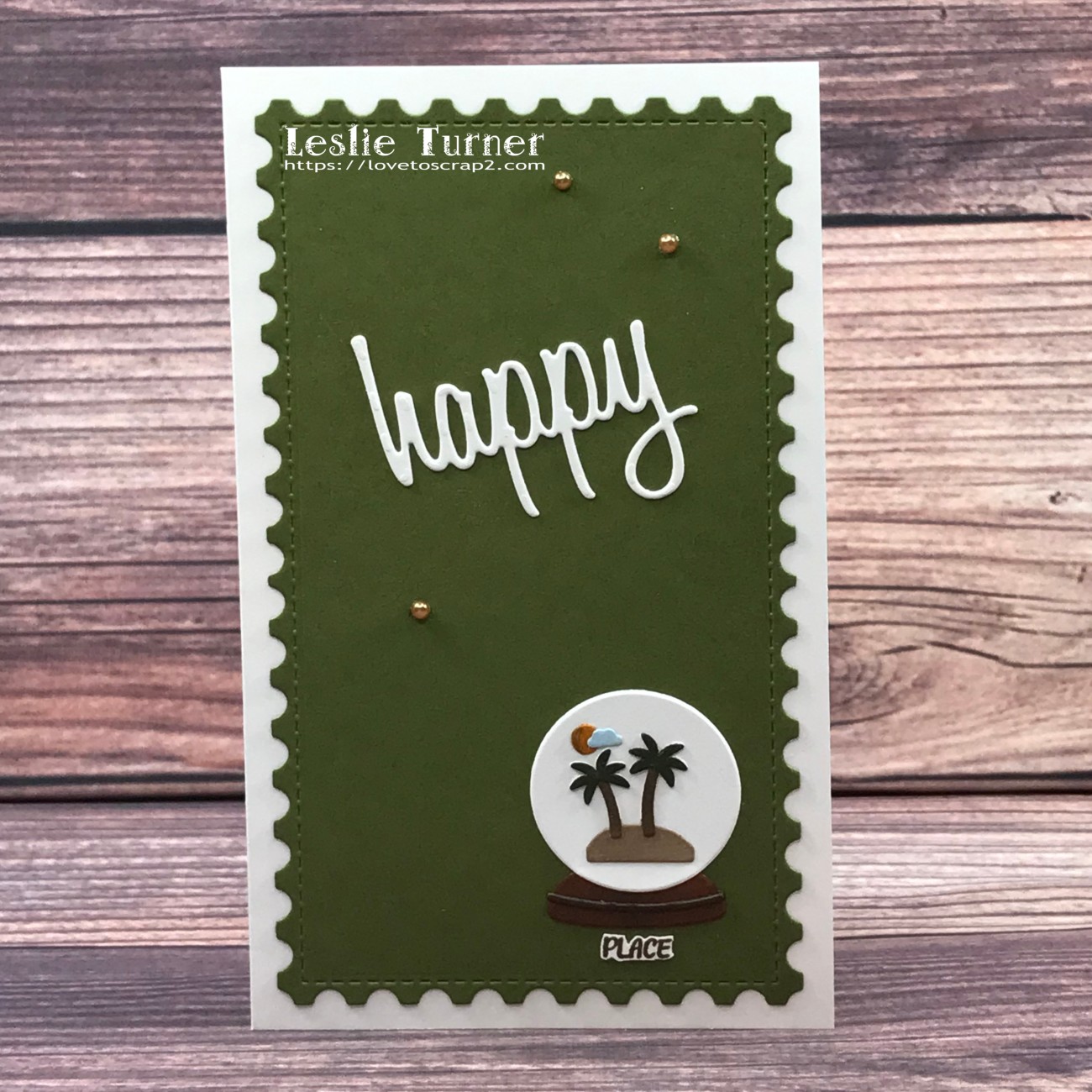 happy place note card – Love To Scrap 2
