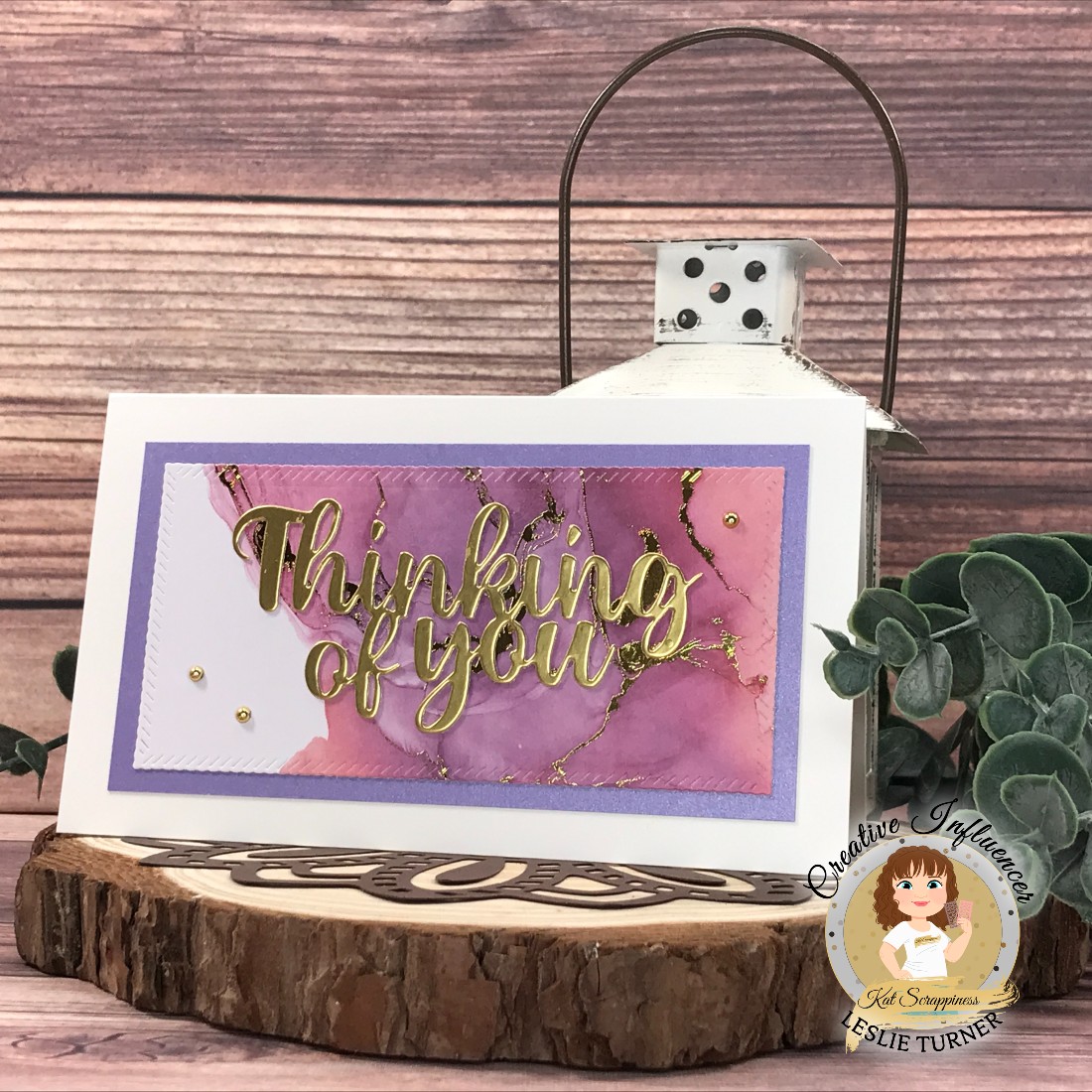Thinking of You Mini Slimline Note Card – Love To Scrap 2