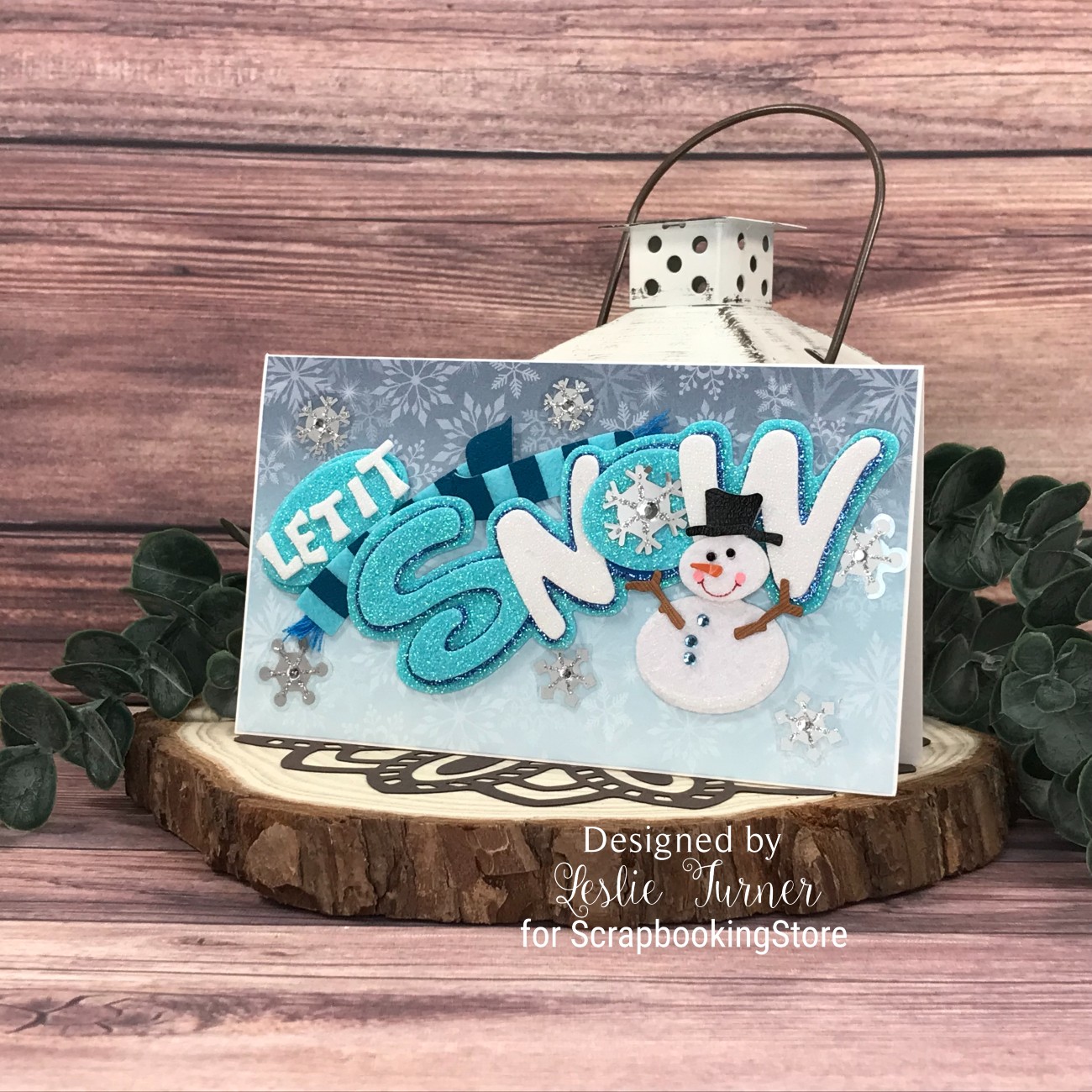 Let It Snow mini slimline – Love To Scrap 2