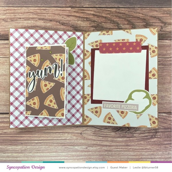 Pizza-Themed Envelope Mini Album – Love To Scrap 2