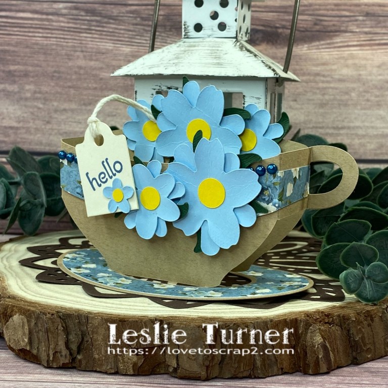 hello tea cup box card – Love To Scrap 2
