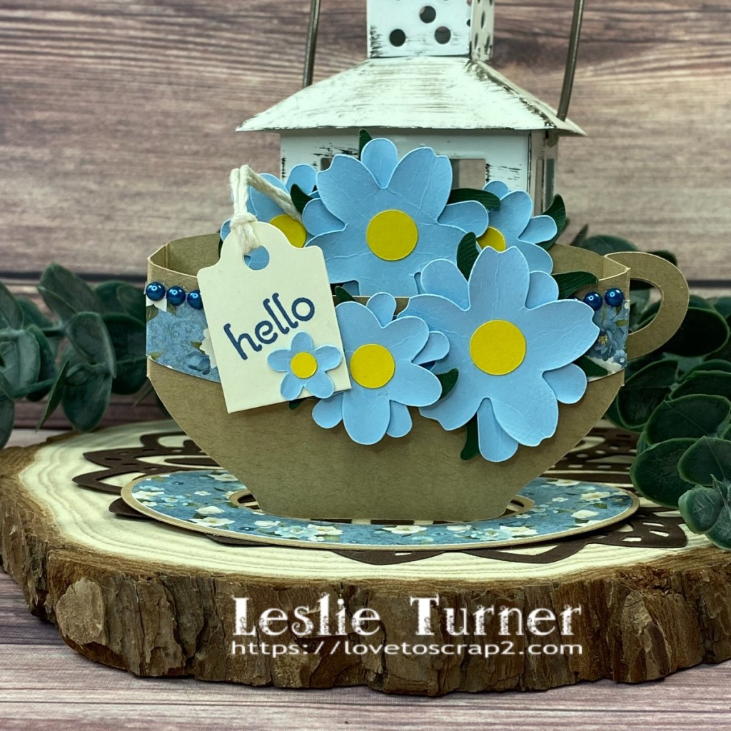 hello tea cup box card – Love To Scrap 2