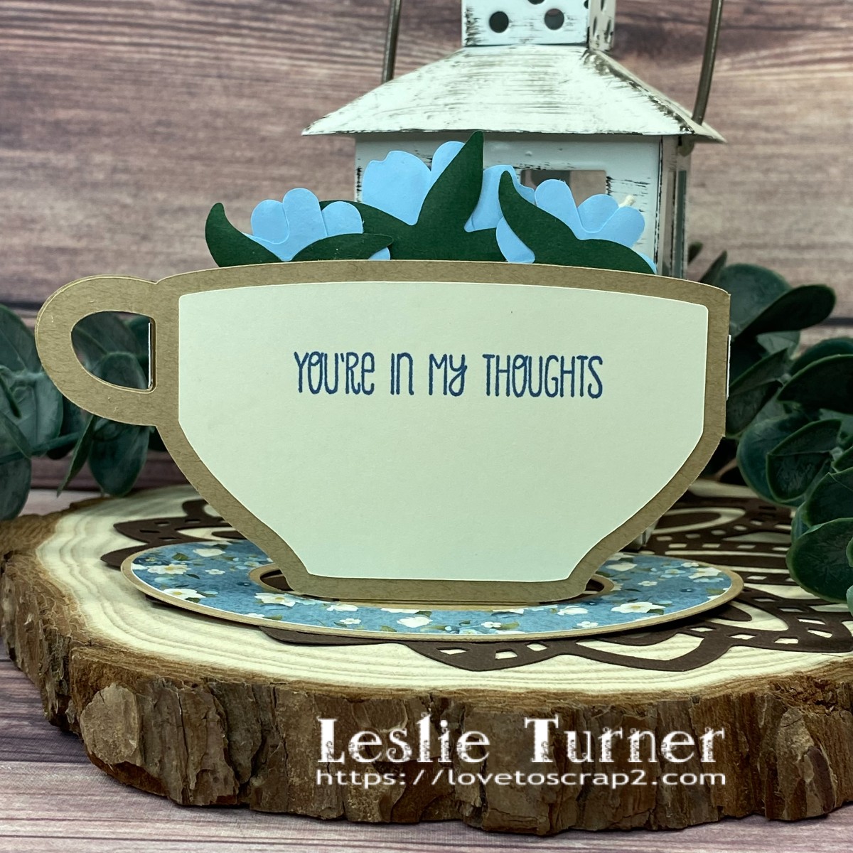 hello tea cup box card – Love To Scrap 2